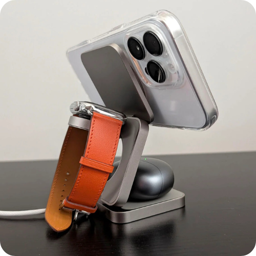 Cubenest Qi2 MagSafe charger 3in1 SQ312 Pro | Apple Accessories Cubenest