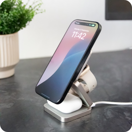 Cubenest Qi2 MagSafe charger 3in1 SQ312 Pro | Apple Accessories Cubenest